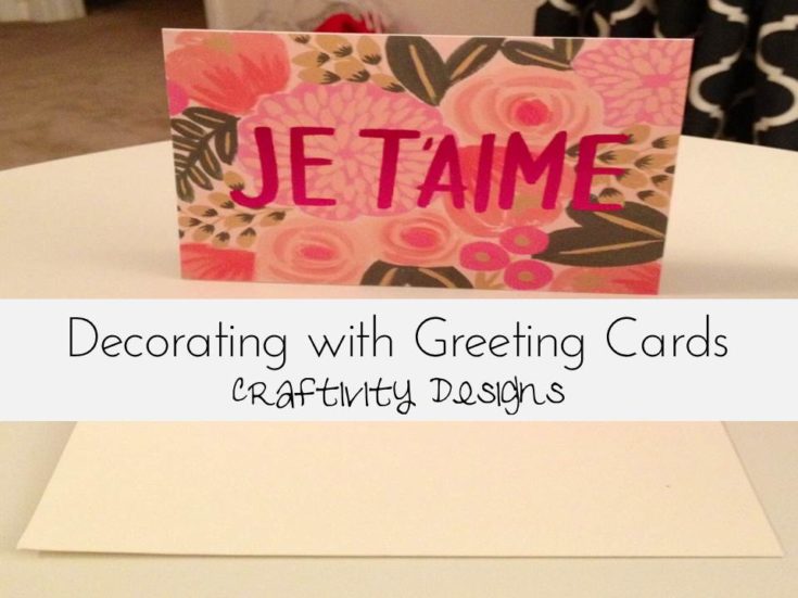 How to Frame Greeting Cards as Art – Craftivity Designs