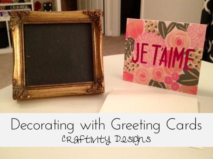 How to Frame Greeting Cards as Art – Craftivity Designs