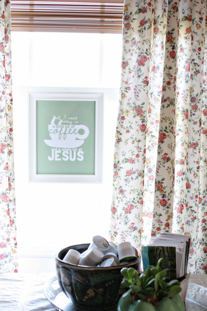 Coffee Bar Art for a Kitchen – Craftivity Designs