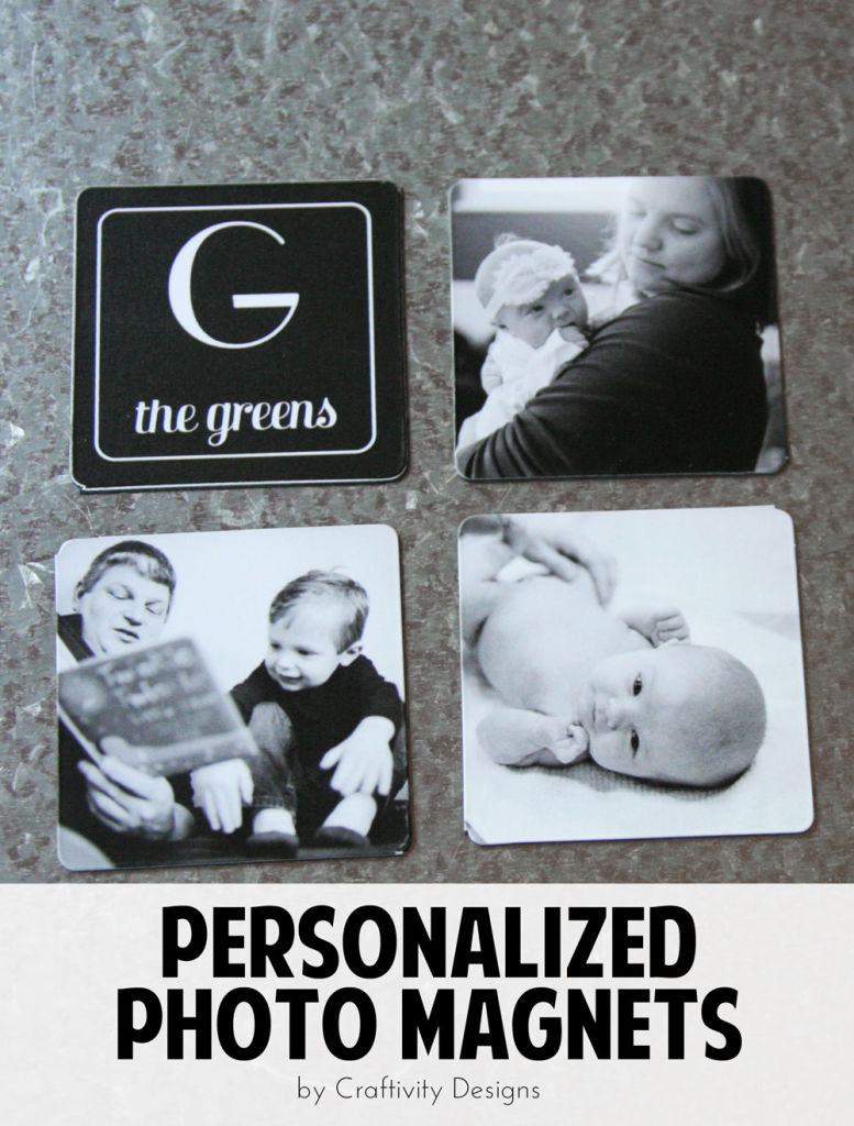 How to Make Personalized Photo Magnets (Father's Day Gift Idea ...