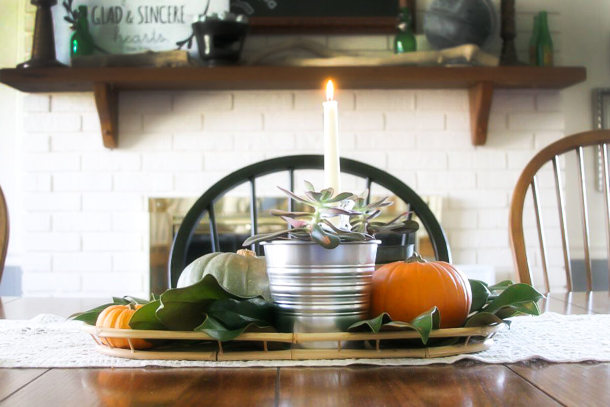 Simple Thanksgiving Centerpiece (make it in minutes!) – Craftivity Designs