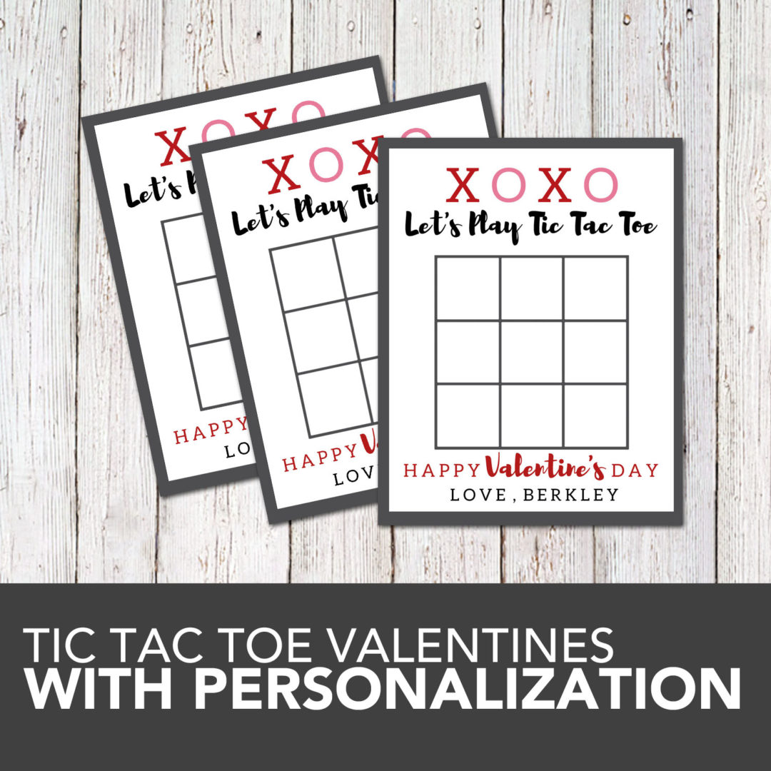 How to make Tic Tac Toe Valentines (+19 Candy Free Valentines ...
