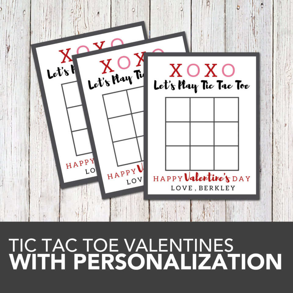 How to make Tic Tac Toe Valentines (+19 Candy Free Valentines ...
