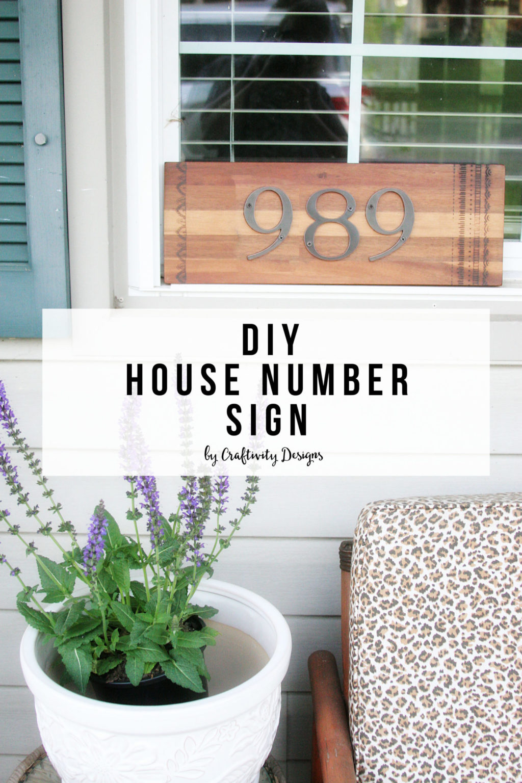 How to Make a DIY House Number Sign (in minutes!) – Craftivity Designs