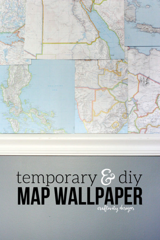 How to Use Maps as Wallpaper – Craftivity Designs