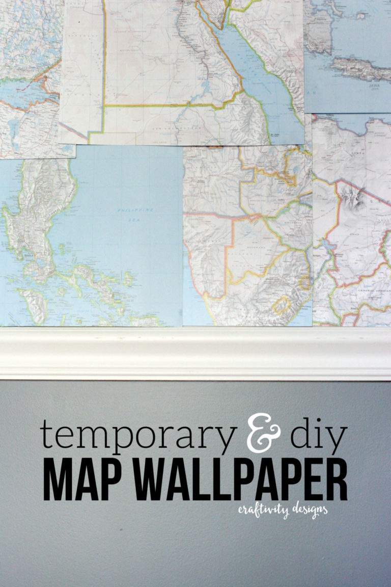 How to Use Maps as Wallpaper – Craftivity Designs