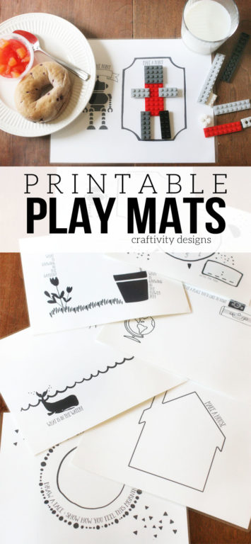 Printable Play Mats and Tabletop Play Kit – Craftivity Designs