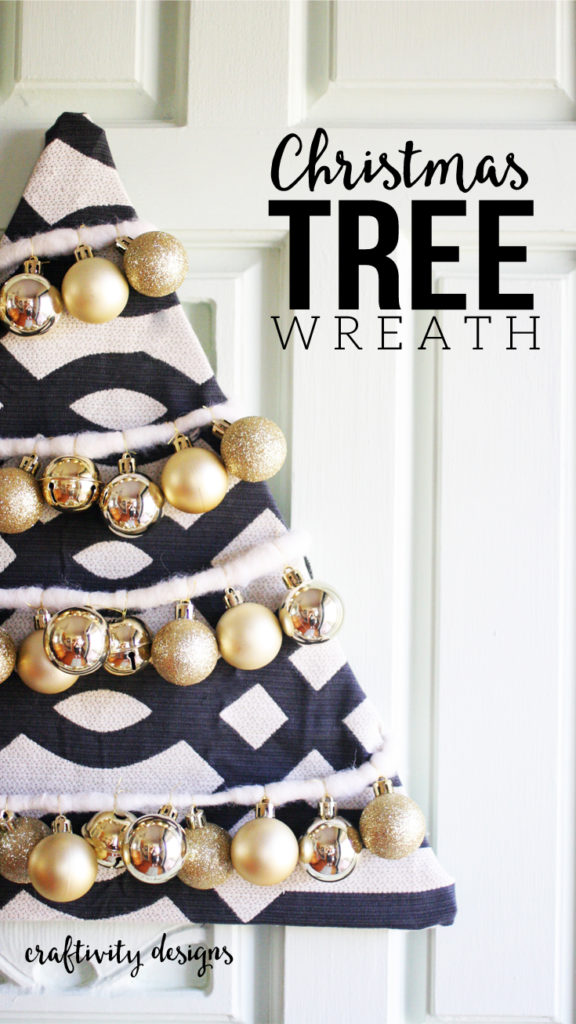 How to make a Beautiful DIY Christmas Tree Wreath – Craftivity Designs