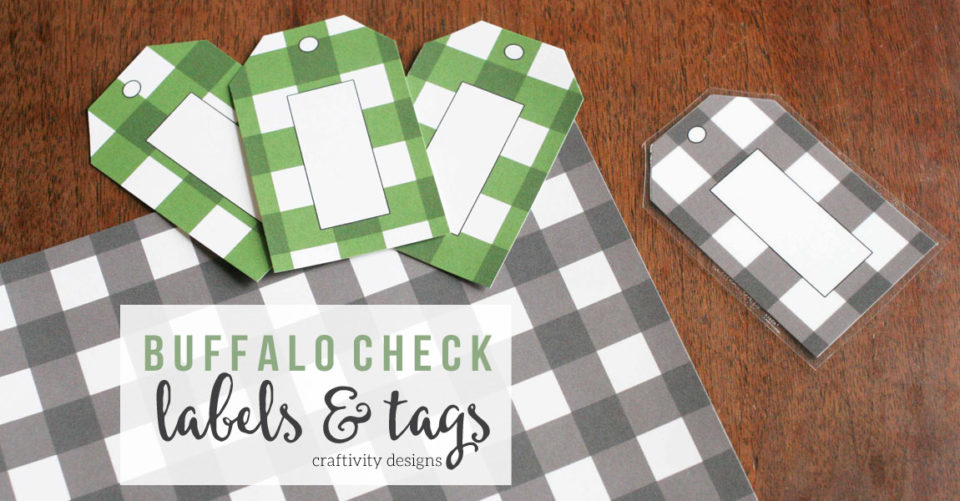 Buffalo Check Labels and Tags – Craftivity Designs