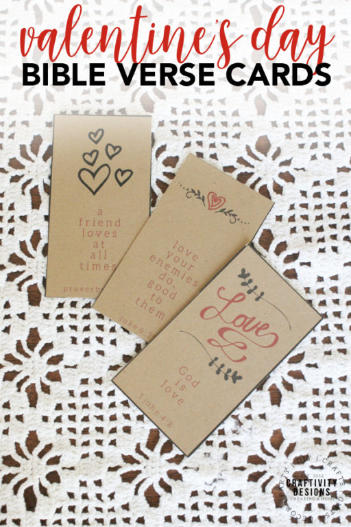 How to Make a Set of 10 Beautiful Valentines Bible Verse Cards ...