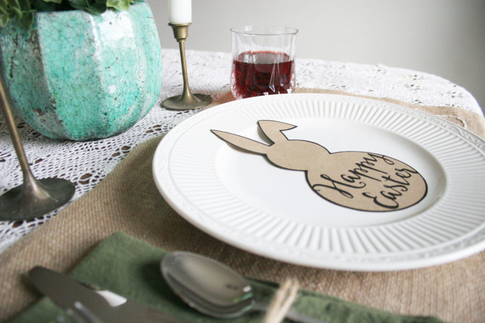 Easter Table Setting | Free Easter Bunny Template – Craftivity Designs
