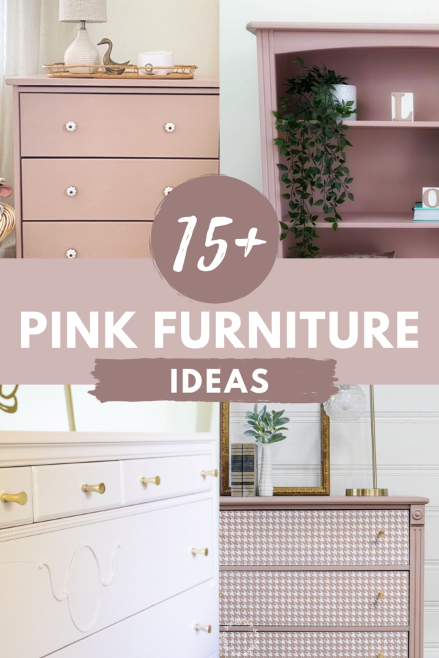 15+ Pretty Pink Furniture Ideas and Makeovers – Craftivity Designs