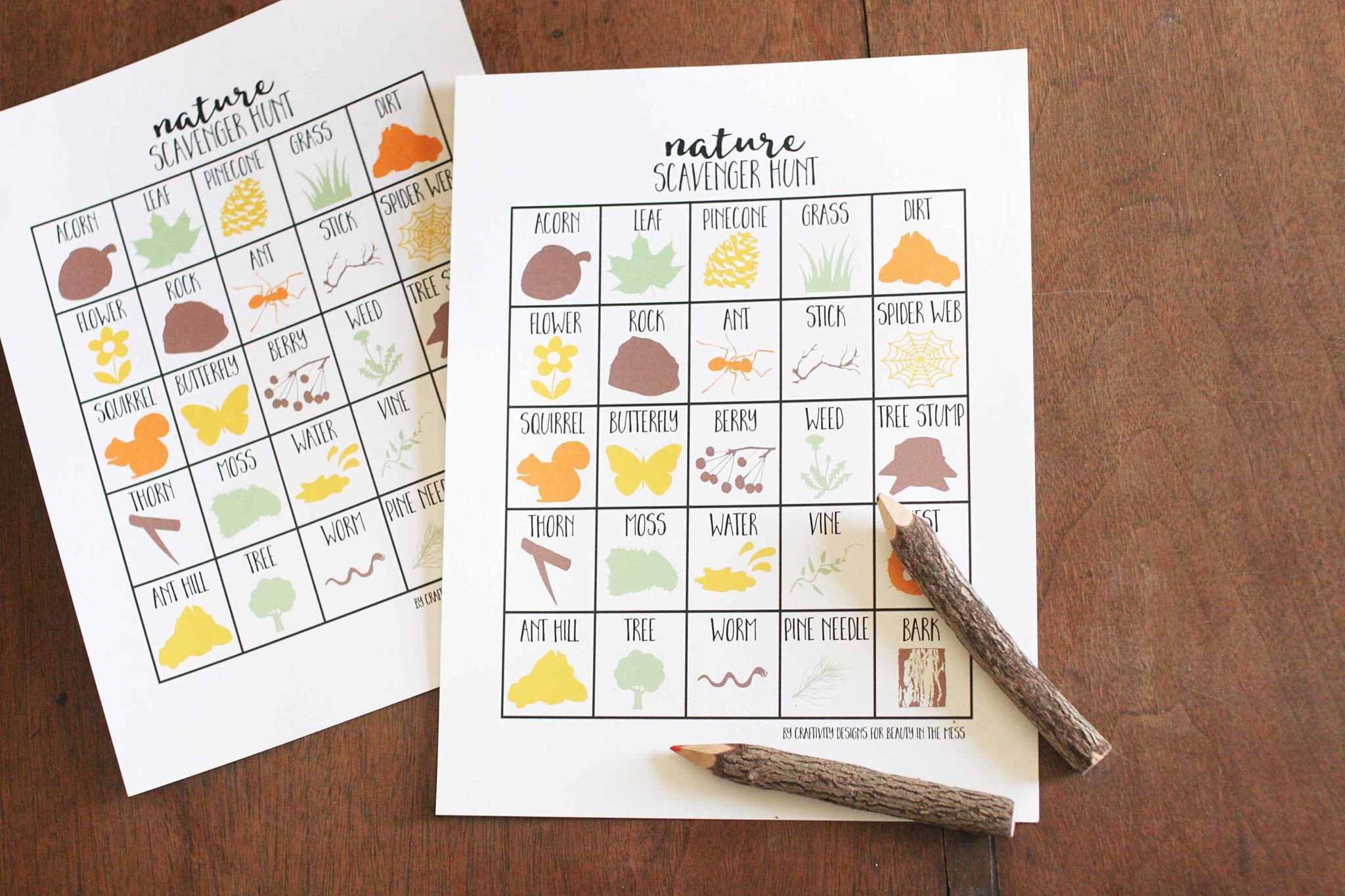 How to go on a Nature Scavenger Hunt with Kids (FREE Printable ...