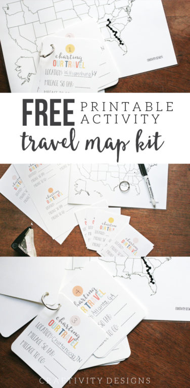 Map My Trip for Kids | Charting Travel with a Free Map Template ...