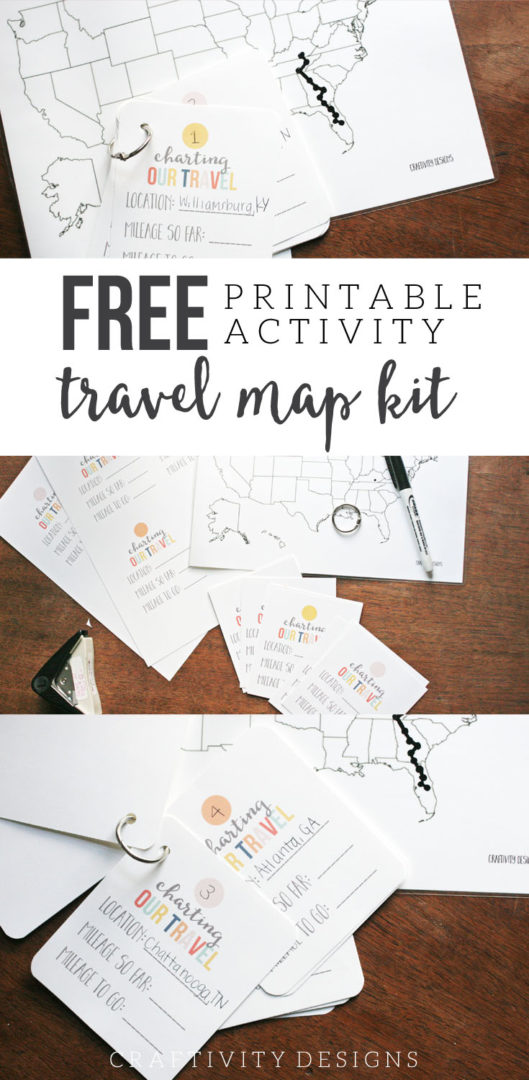 Map My Trip for Kids | Charting Travel with a Free Map Template ...