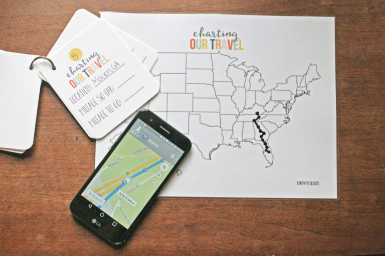 Map My Trip for Kids | Charting Travel with a Free Map Template ...