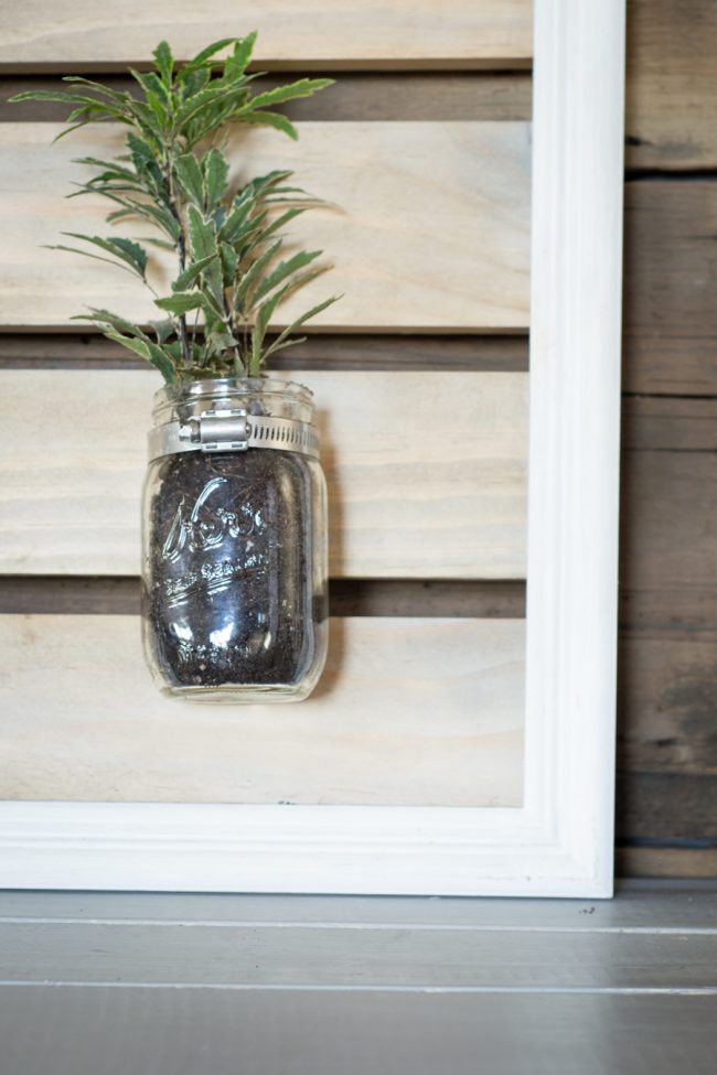 How to Make a Mason Jar Planter from an Old Frame – Craftivity Designs