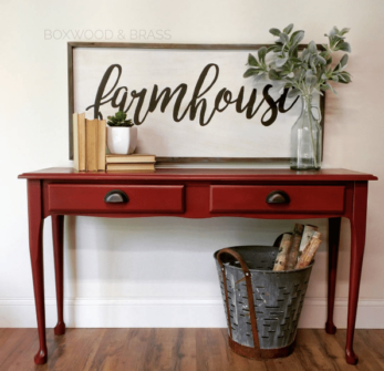 10 Beautiful Red Painted Furniture Makeovers – Craftivity Designs
