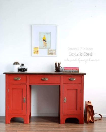 10 Beautiful Red Painted Furniture Makeovers – Craftivity Designs