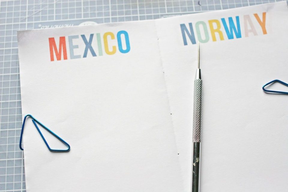 How to make a DIY World Showcase Passport – Craftivity Designs