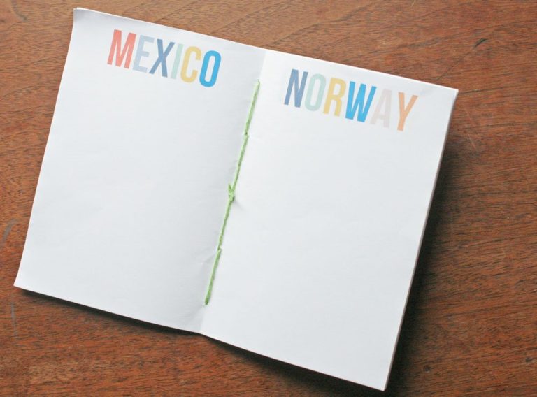 How to make a DIY World Showcase Passport – Craftivity Designs