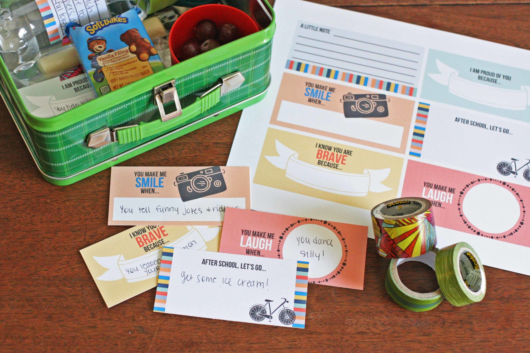Lunch box notes template craftivity designs1 Craftivity Designs