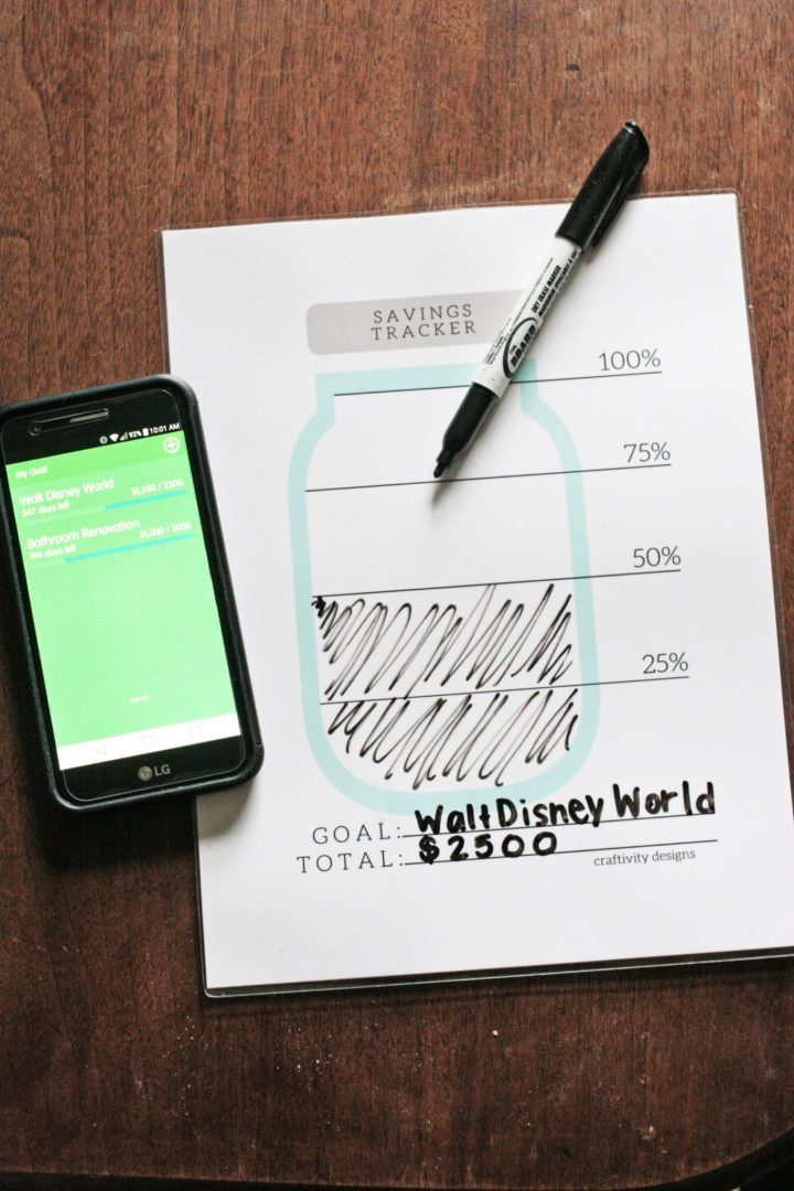 Organize your Finances with a Free Savings Tracker – Craftivity Designs