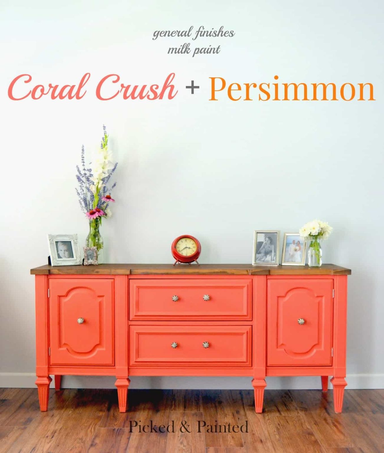 6 Orange Furniture Makeovers | A Bold Pop of Color – Craftivity Designs