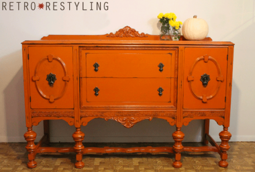 6 Orange Furniture Makeovers | A Bold Pop of Color – Craftivity Designs