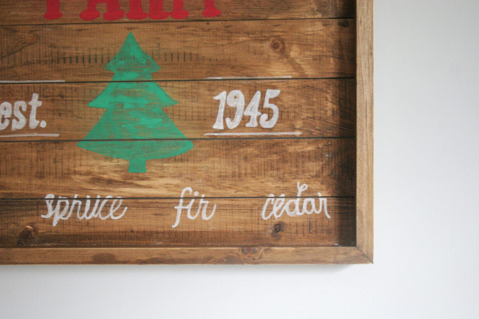 How to Make a Wooden Christmas Sign | U-Cut Tree Farm – Craftivity Designs