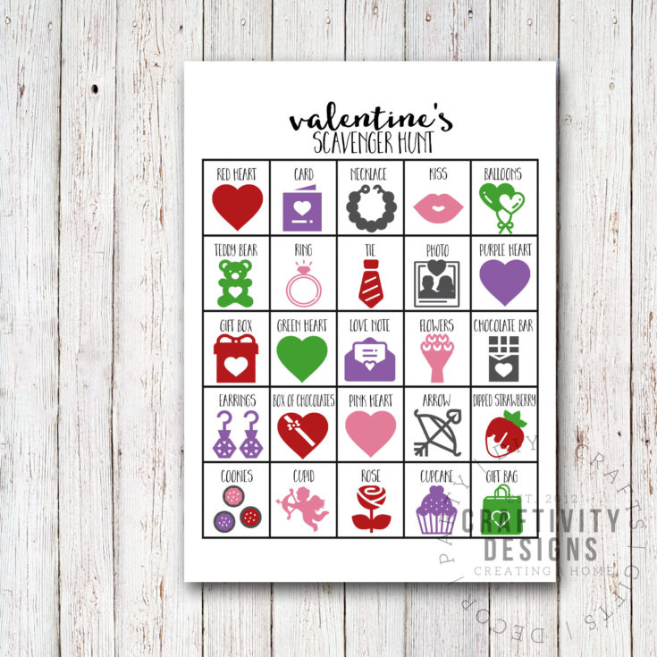 How to Play a Valentines Scavenger Hunt (+7 Valentines Party Games ...