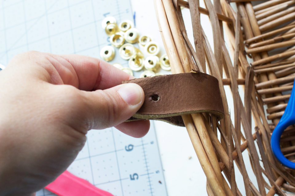 How to Add Leather Handles to Baskets – Craftivity Designs