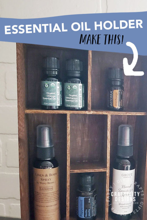 How to Make a DIY Essential Oil Shelf – Craftivity Designs