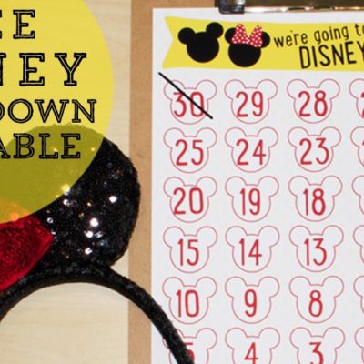 15 Best Disney Countdowns for your Vacation! – Craftivity Designs