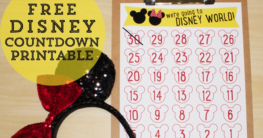 15 Best Disney Countdowns for your Vacation! – Craftivity Designs