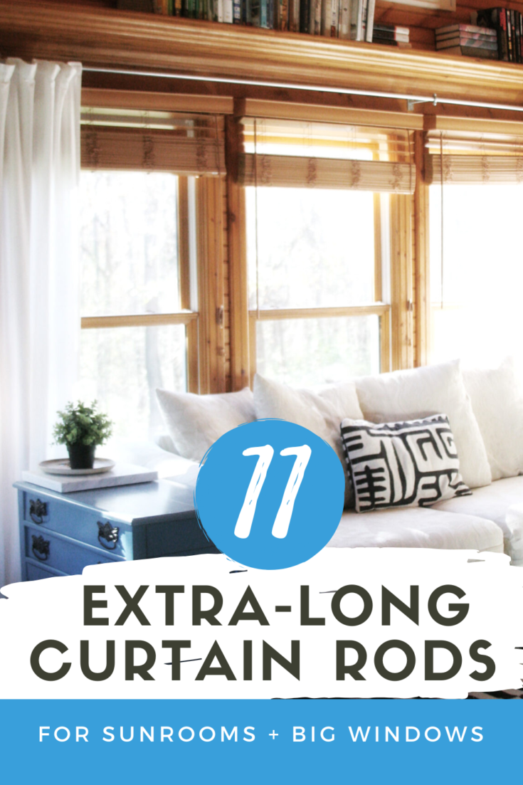 11+ Extra Long Curtain Rod Ideas that you can Make! – Craftivity Designs