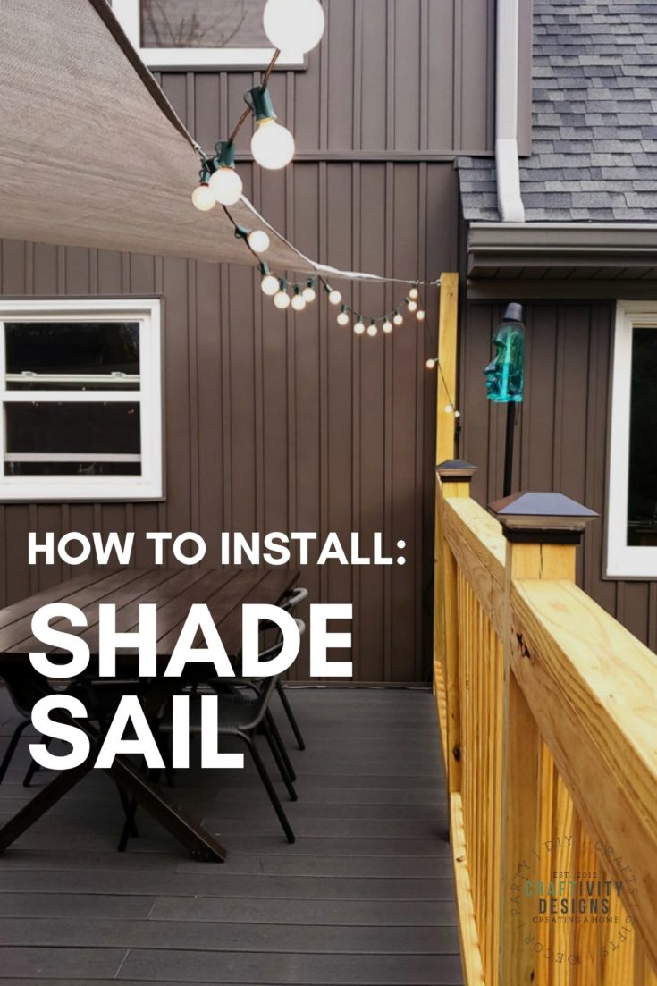 How to DIY a Shade Sail Installation – Craftivity Designs