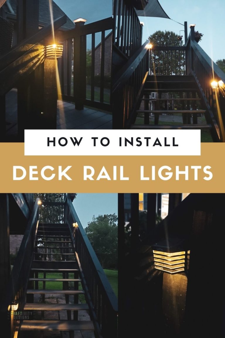 How to Install Deck Rail Lighting – Craftivity Designs