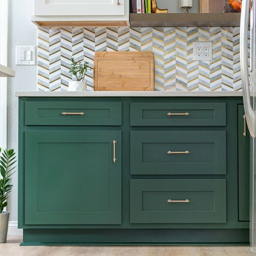 15+ Interiors that will Convince You to Embrace Green Cabinets ...