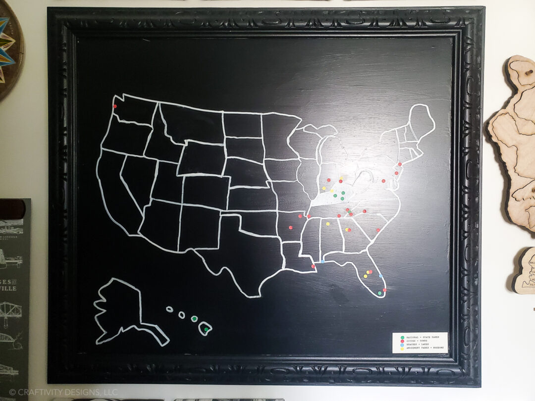 How to Make a DIY Travel Map – Craftivity Designs