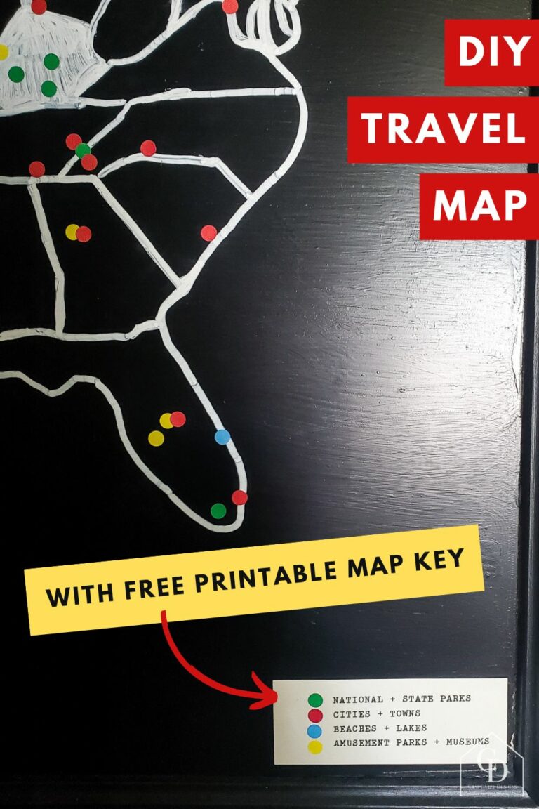 How to Make a DIY Travel Map – Craftivity Designs