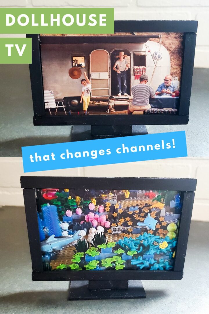 How to Make a Dollhouse TV (that changes channels!) – Craftivity Designs