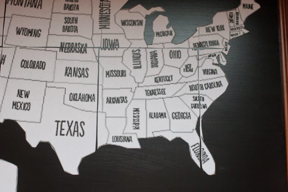 How to Make a DIY Travel Map – Craftivity Designs