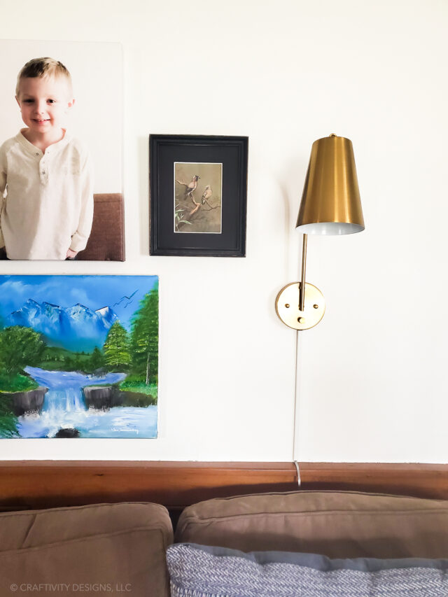 Easy Cord Covers for Wall Sconces – Craftivity Designs