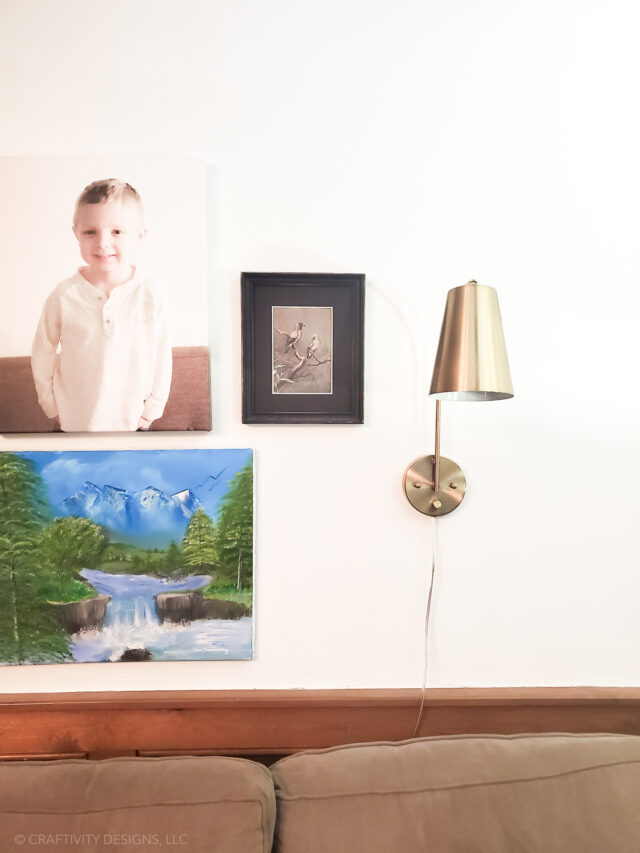 Easy Cord Covers for Wall Sconces – Craftivity Designs