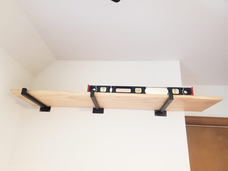 How to Install Heavy Duty Shelf Brackets and Wall Shelves – Craftivity ...