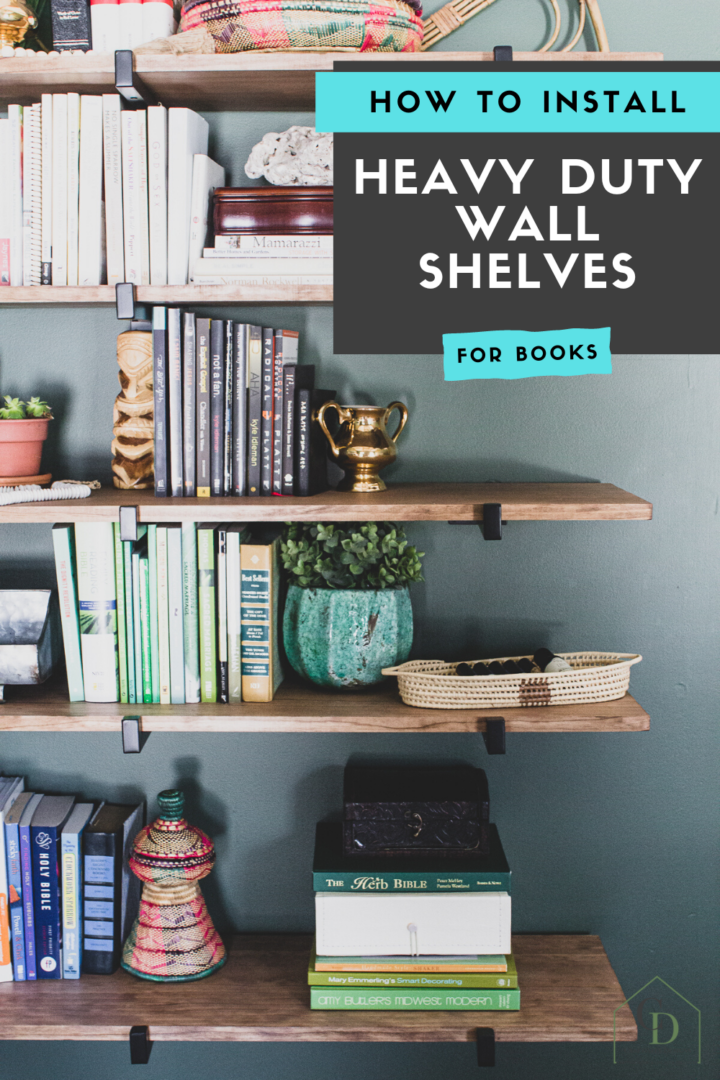 How to Install Heavy Duty Shelf Brackets and Wall Shelves – Craftivity ...