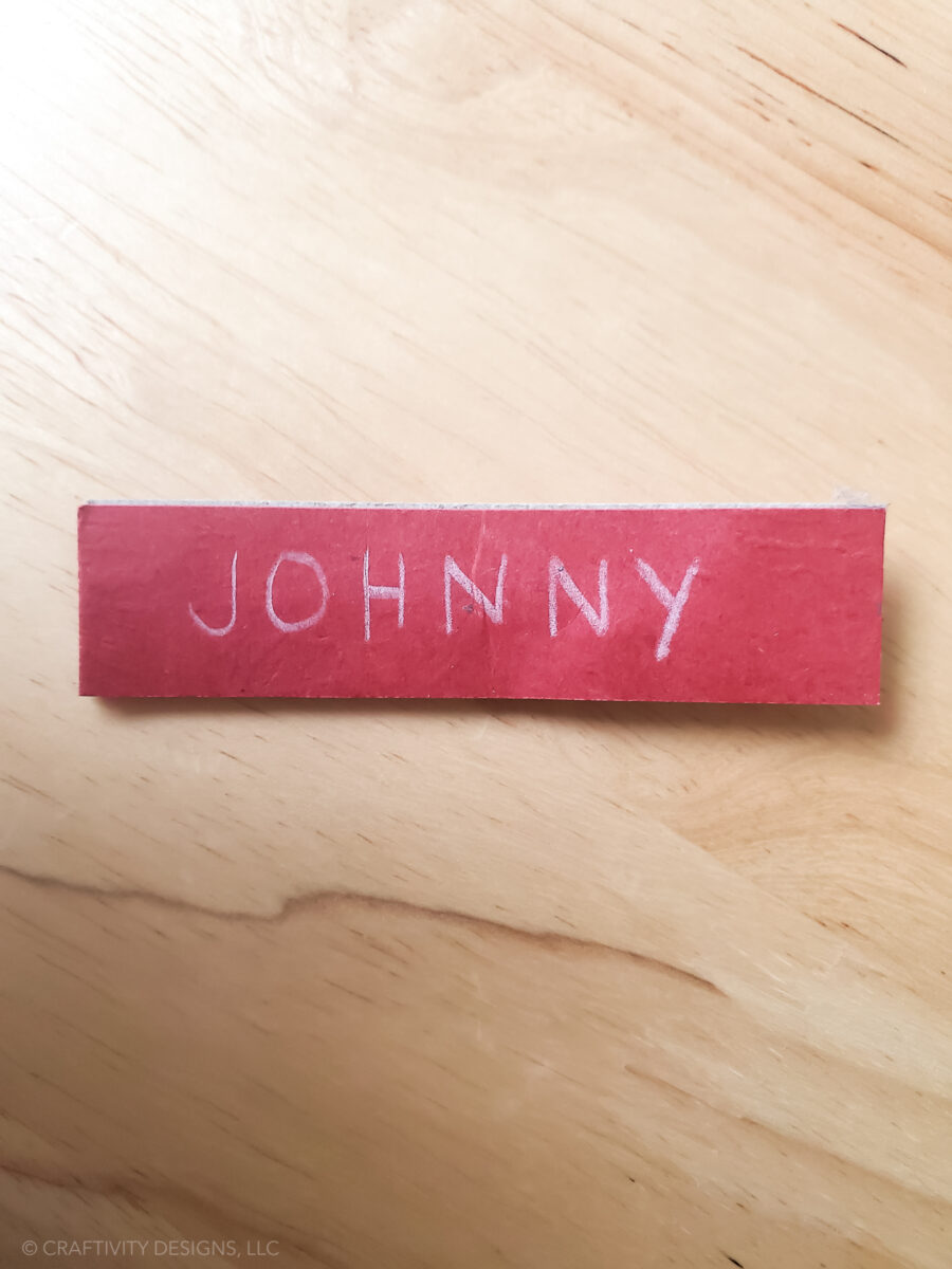 Johnny Rose Costume with DIY Rosebud Hotel Name Tag – Craftivity Designs