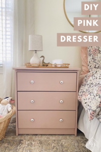 DIY Pink Dresser for a Girl's Bedroom – Craftivity Designs