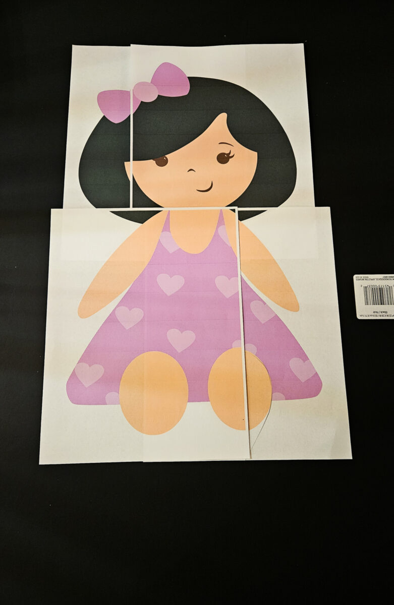 Easy DIY Pin the Bow on the Doll Game – Craftivity Designs